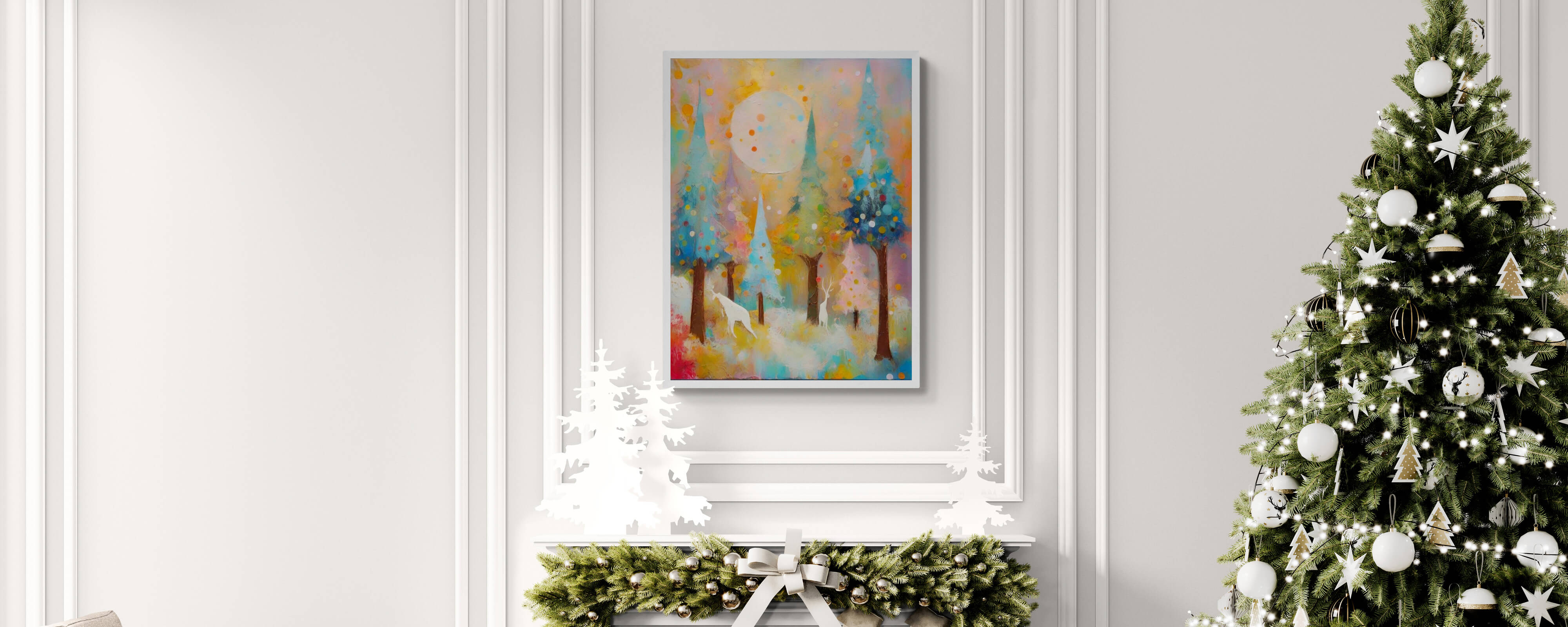 Christmas Wall Art Prints - Ready-to-Hang Art | Shop at Hive Artes