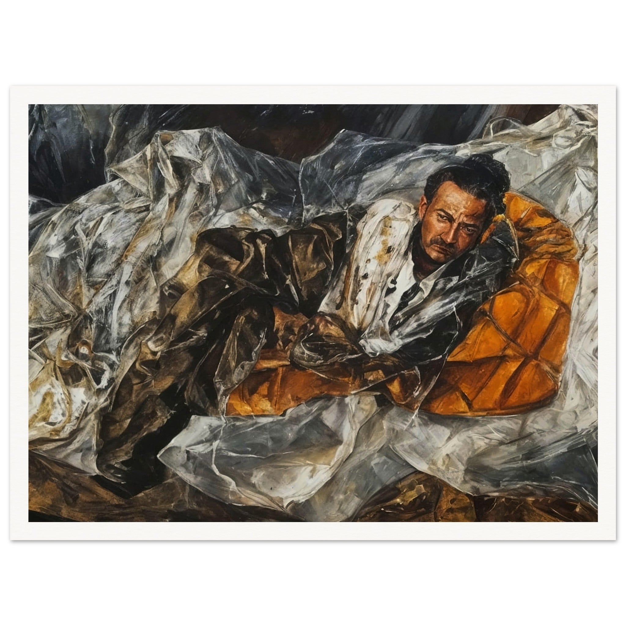 Resting Figure - Realism Bedroom Wall Art | Hive Artes