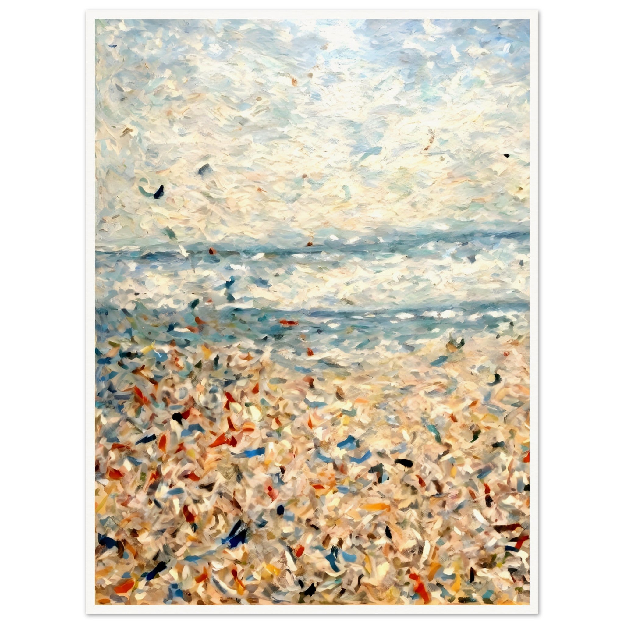 Sandy Tones - Impressionist Seascape Wall Art | Hive Artes